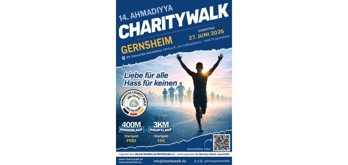 Ahmadiyya Charity Walk in Gernsheim | Stadt Gernsheim